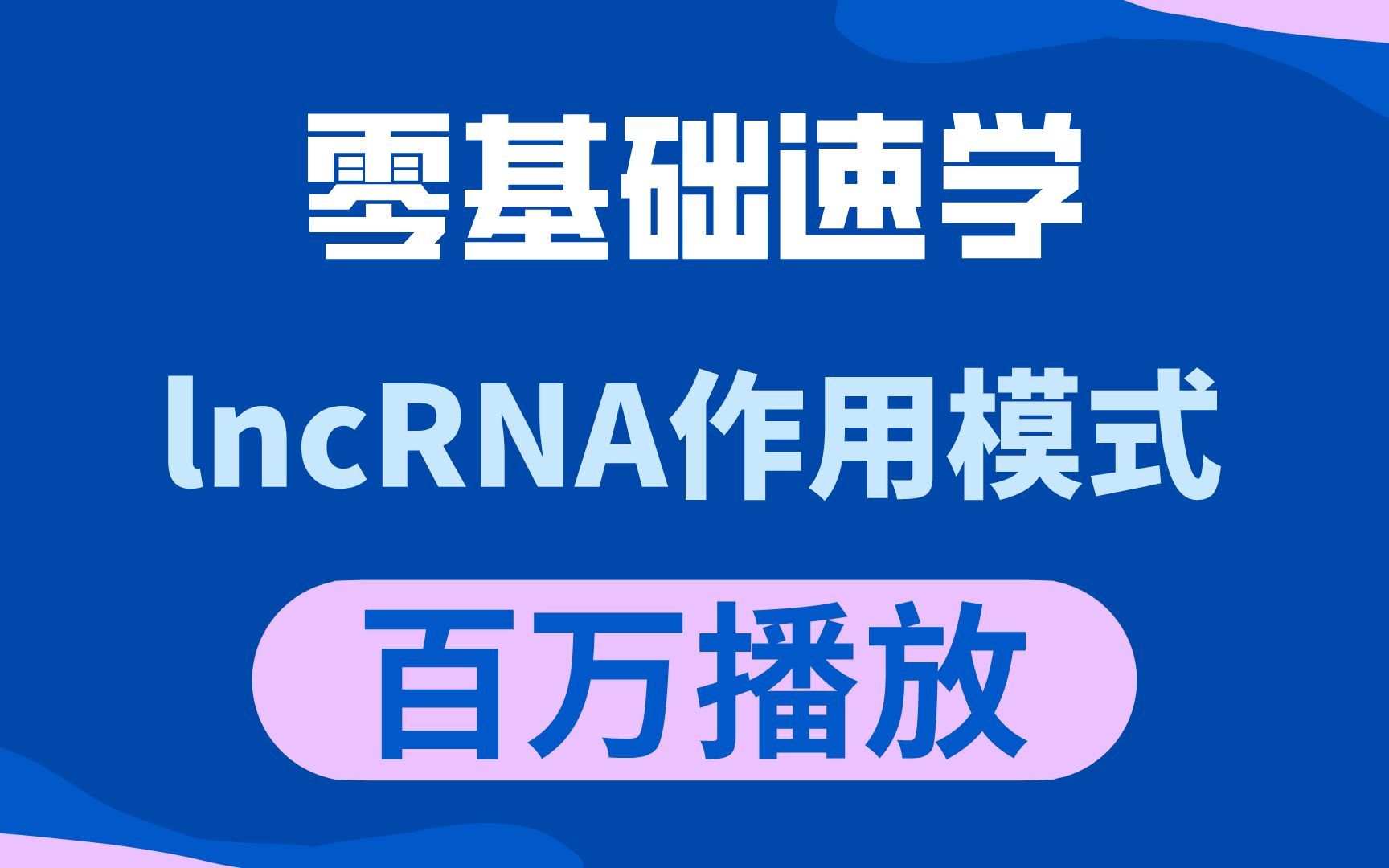 医学基础入门 | IncRNA、信号通路、转录调控等要素梳理