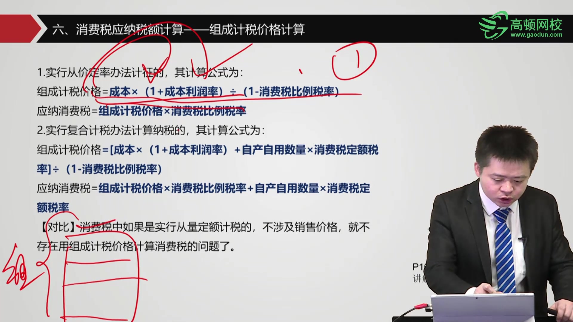 《经济法基础》组成计税价格计算