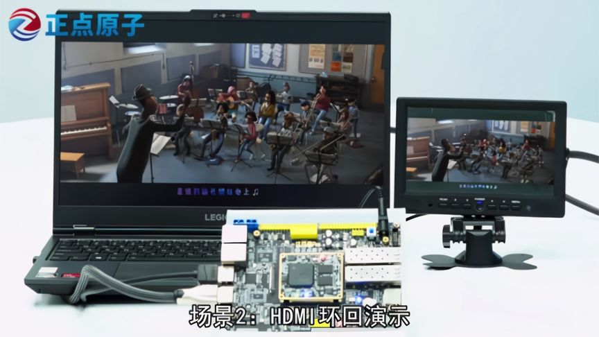 正点原子刚发布的一款#FPGA 开发板,可以当显卡使用哦!