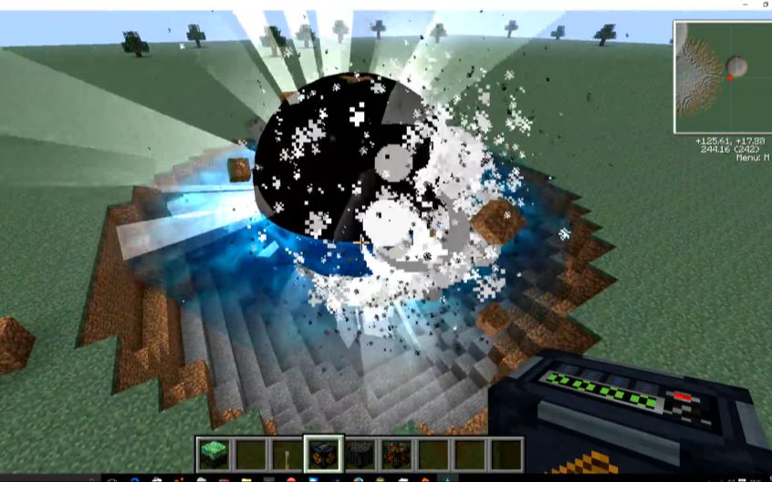 【我的世界】黑洞和反物质炸弹 到底谁更强?