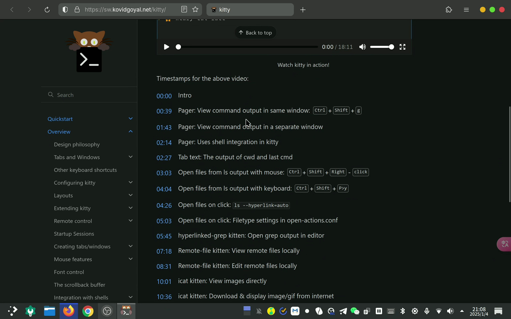 kitty:易用好用的高性能终端