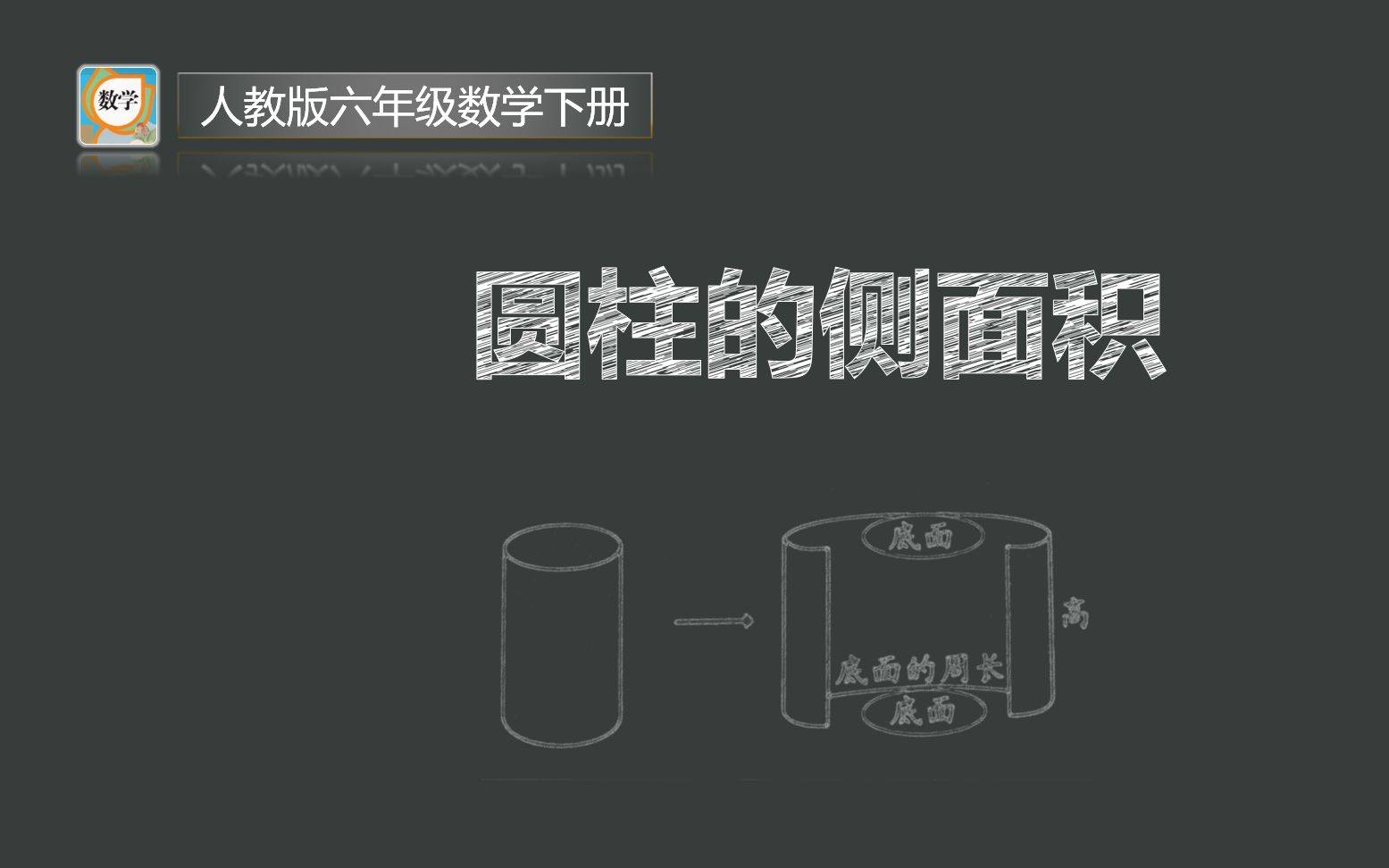 圆柱的侧面积