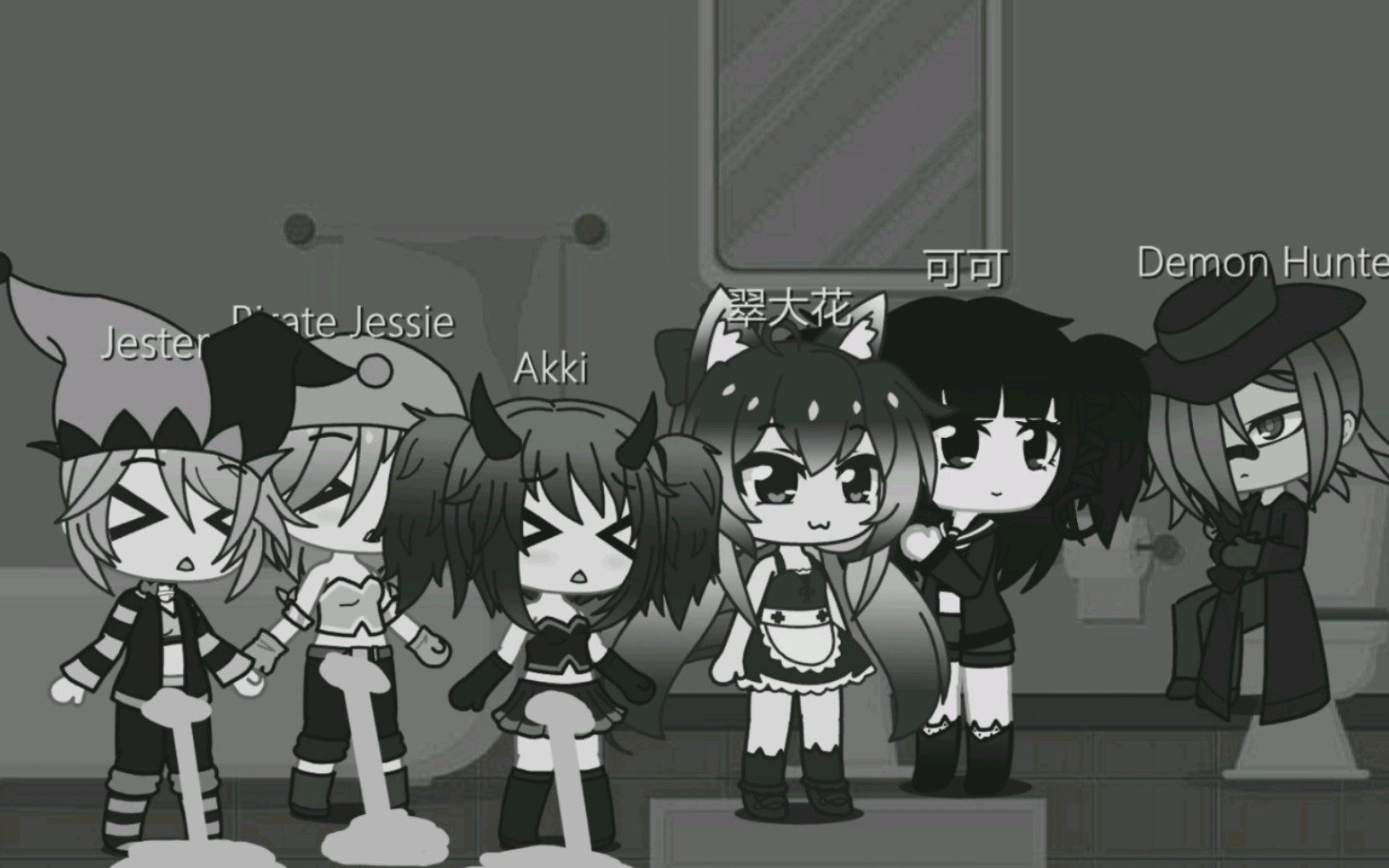 加查俱乐部动画 三个尿急了我等不及了爸爸在上厕所在坐?快要憋不住...