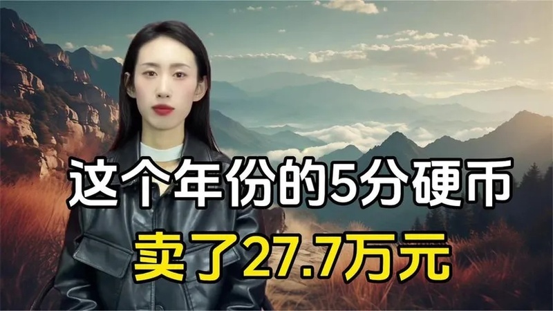 全国少见的5分硬币,卖了27.7万,谁有这5个年份就发了,你家有吗