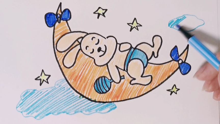 儿童简笔画,简单易学的儿童卡通画,是不是很简单很可爱