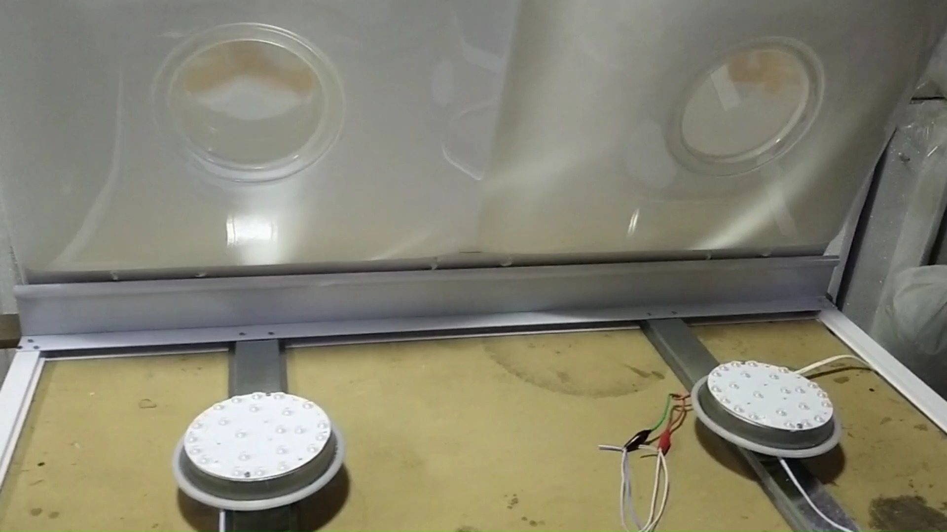 加油站便利店门头双面弧形灯箱制作安装效果
