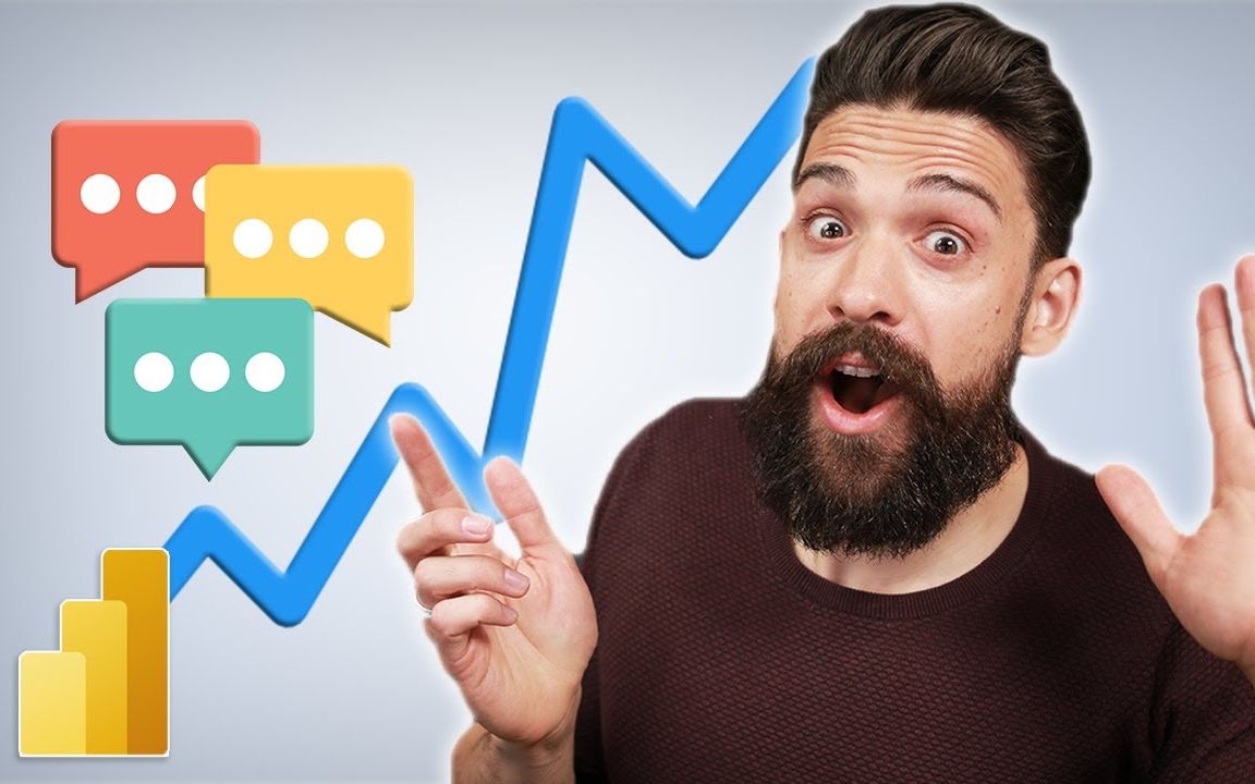 100% 控制 Power BI 中的数据标签