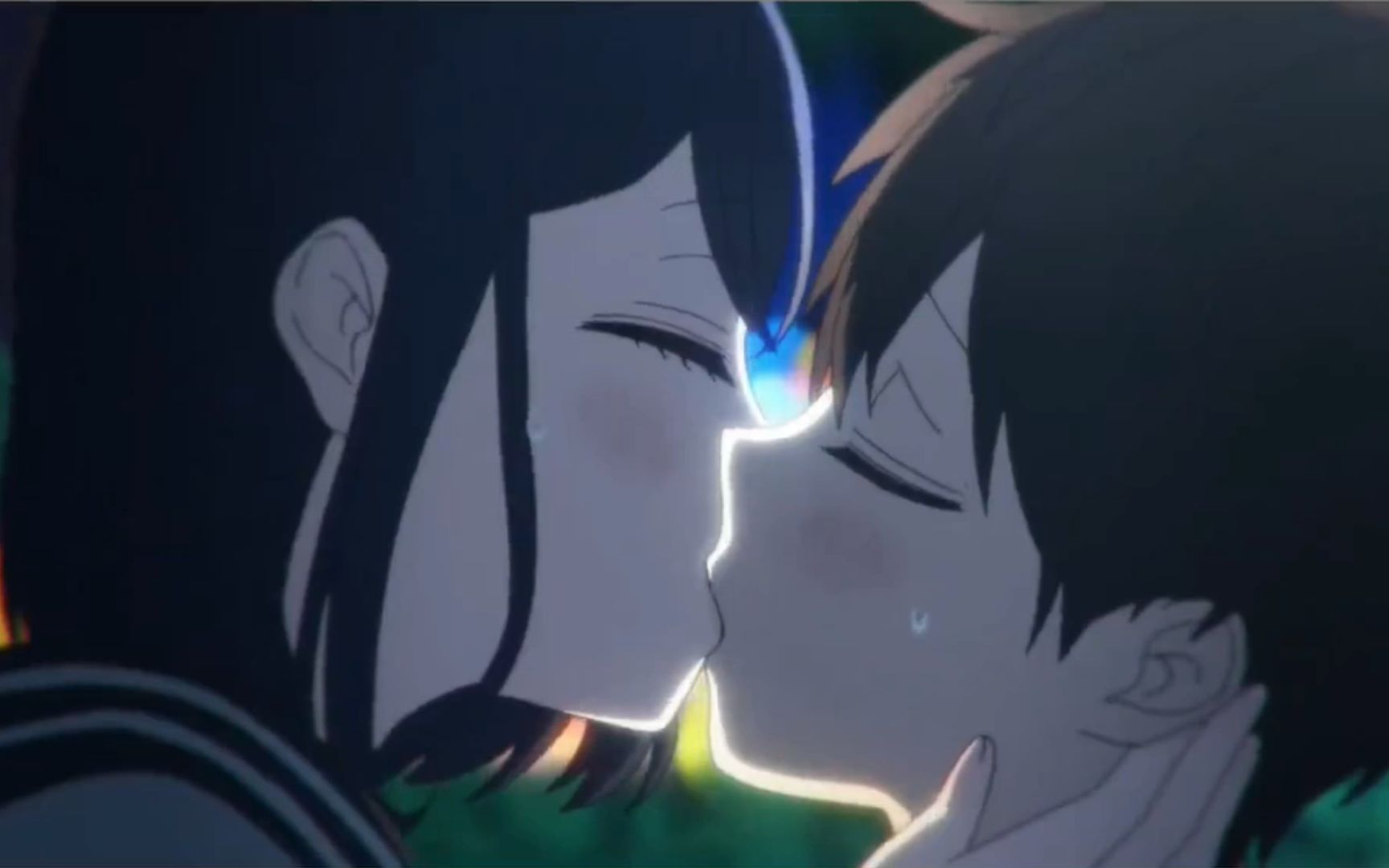 盘点动漫里亲吻+拉丝的名场面!