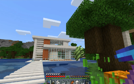 我的世界单人生存第八期:建造海景别墅(上)