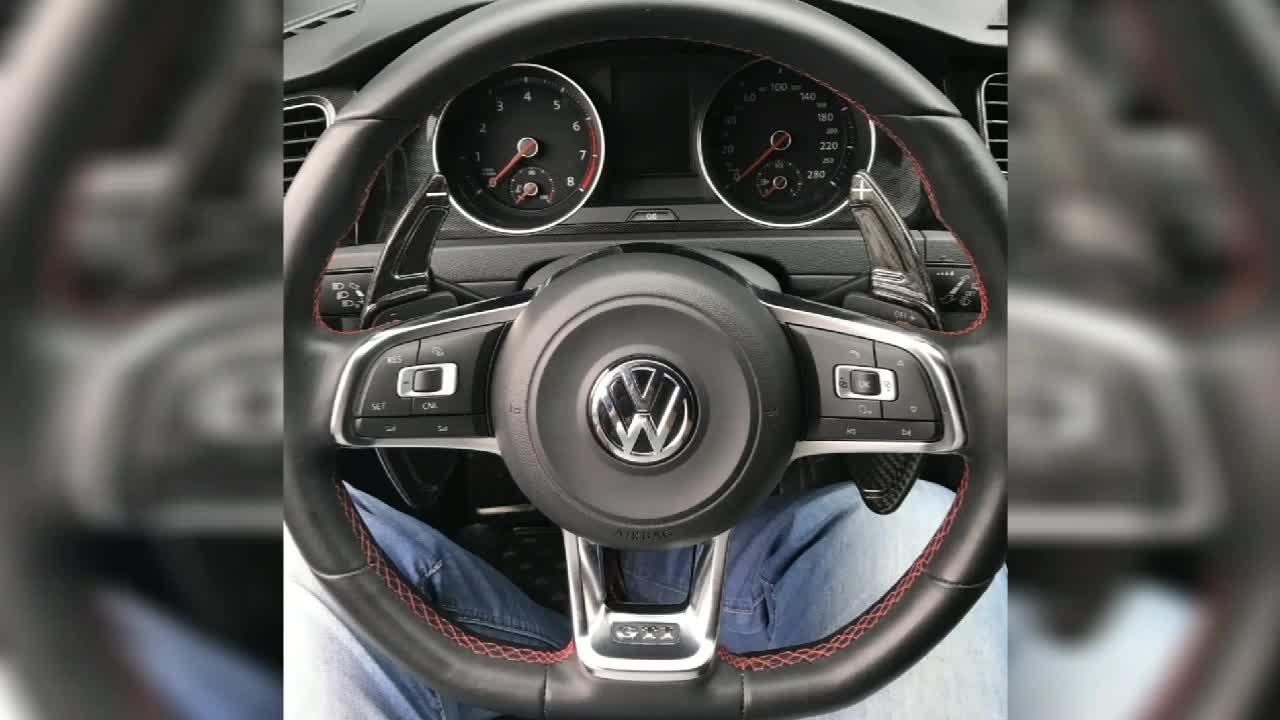 T-carbon品牌碳纤维换挡拨片,适用于大众高尔夫7/R-line/尚酷/速腾GLI ...