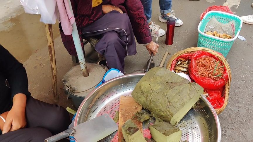 湖南怀化周边最大的乡场 特色乔粑 只有这才有的美食 你见过吗?