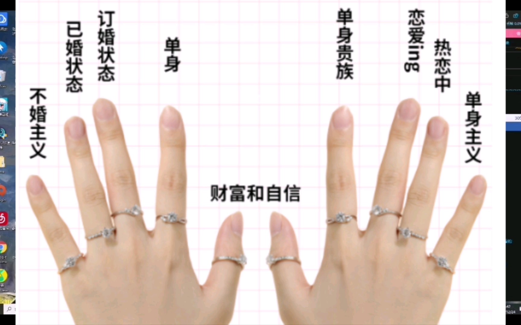 【瓶】《中指戴群友男酮戒指》