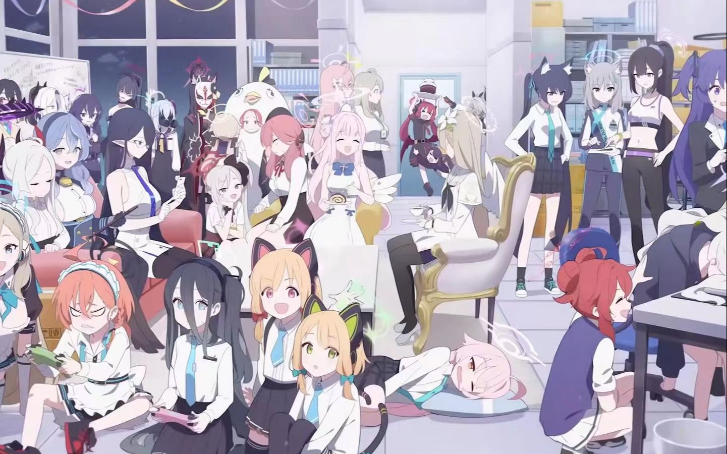 【碧蓝档案】游戏CG混剪——求佛