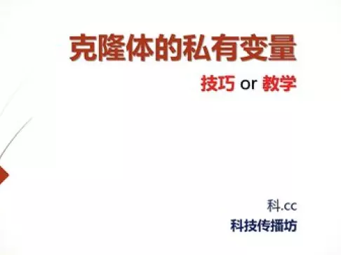 Scratch技巧or教学 克隆体的私有变量