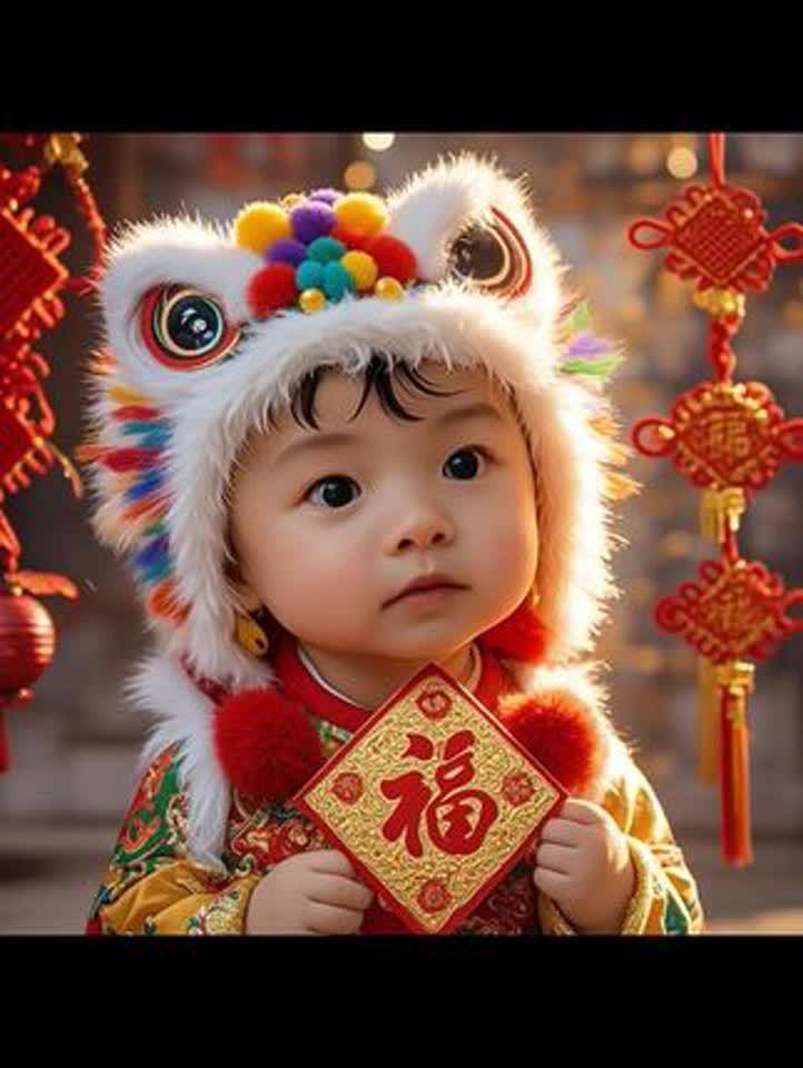 过年了 #益智动画 #过年就要美美哒 #幼儿趣味益智视频 #特效视频