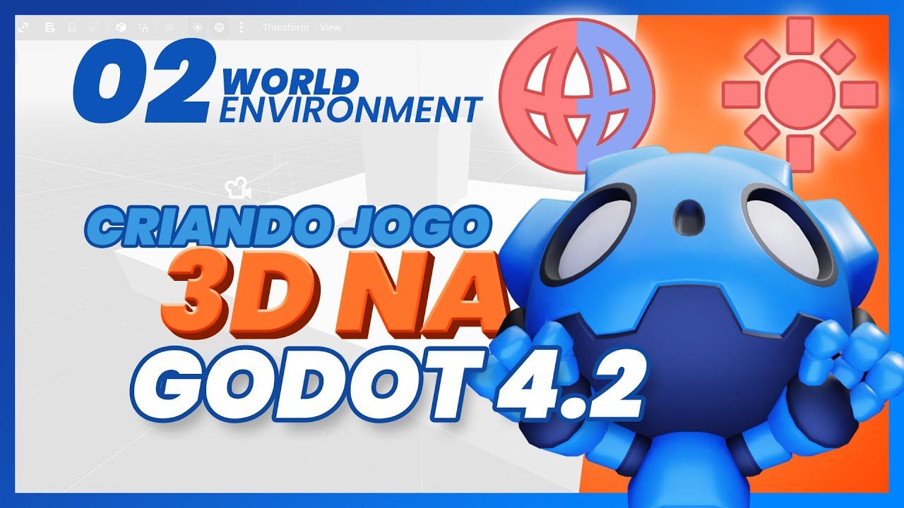 Godot 4.2 开发 3D 平台游戏系列教程2:渲染风景和3D世界环境!(游戏...