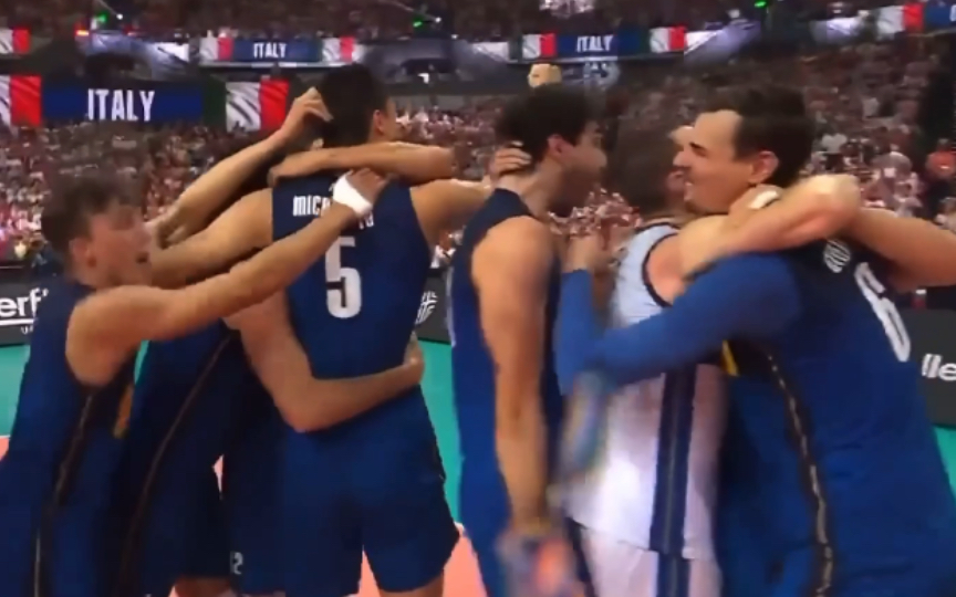 2022男排世锦赛冠军-意大利男排(七场比赛全胜)