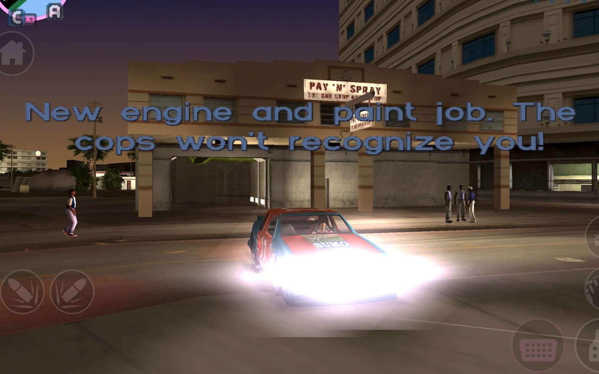 【GTAVC:实用技巧】5. 如何永久白嫖喷漆店(重要简介)