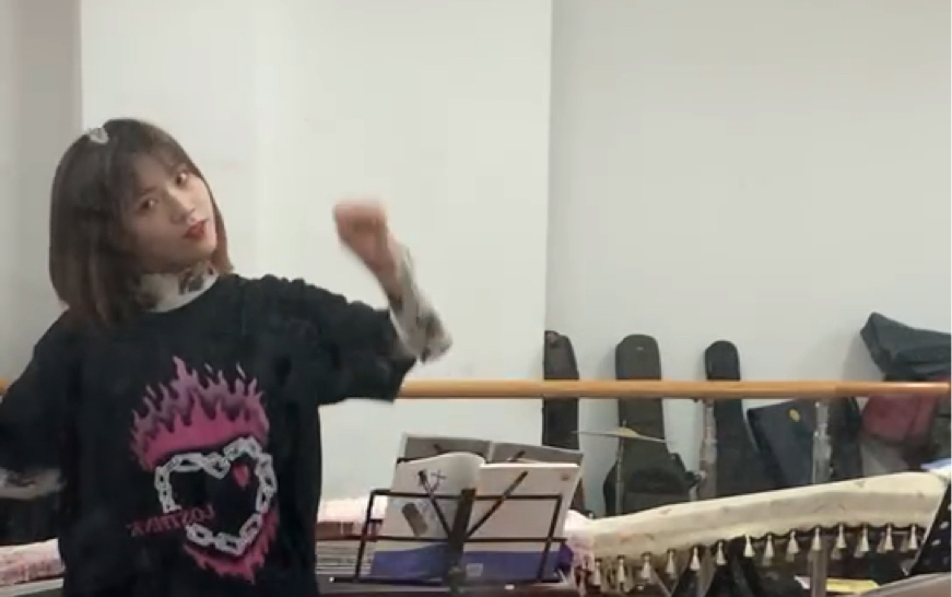 新余四中21年高二运动会开幕式舞蹈教学0.75倍速