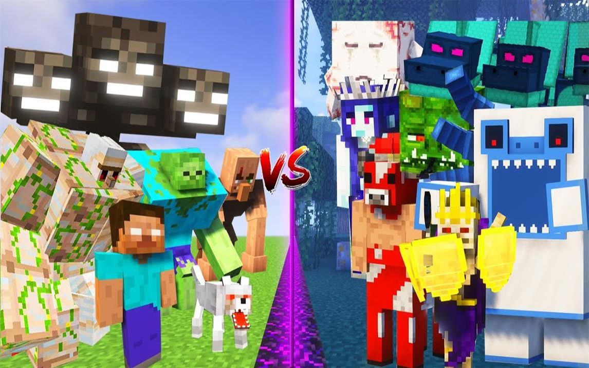 【我的世界】所有主世界BOSS vs 所有暮色森林BOSS