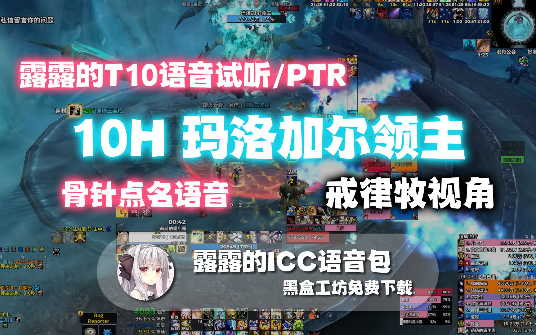 ...10H玛洛加尔领主(戒律牧)点名语音,露露的T10语音包试听_魔兽世界