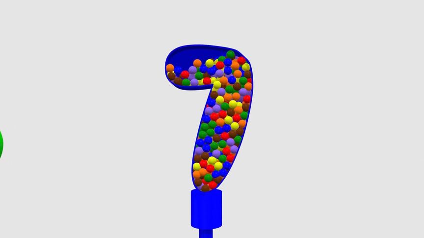 多彩七边形教你认识阿拉伯数字