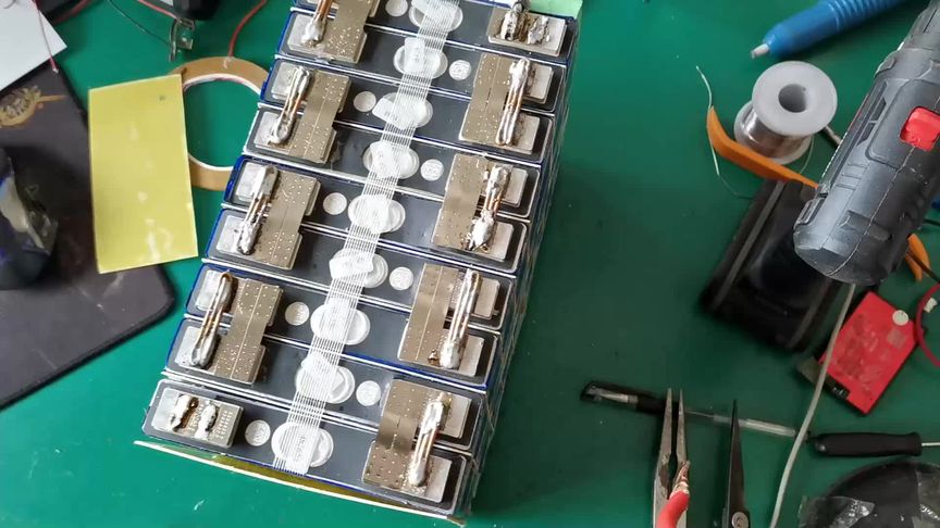 电动车17串60伏48安时锂电池保护板的安装#锂电池维修