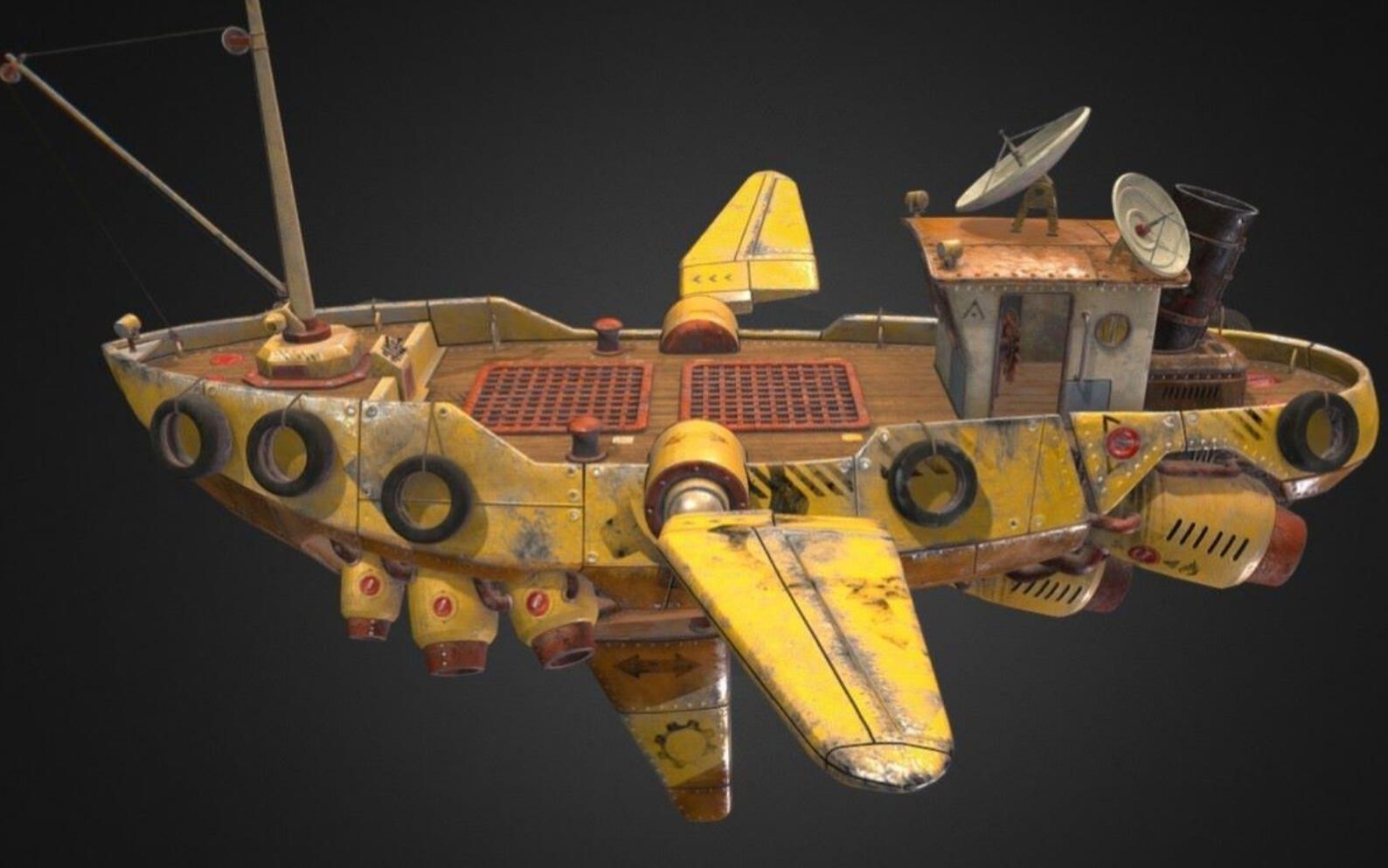 3Dmax太空飞船游戏模型制作-零基础入门教程
