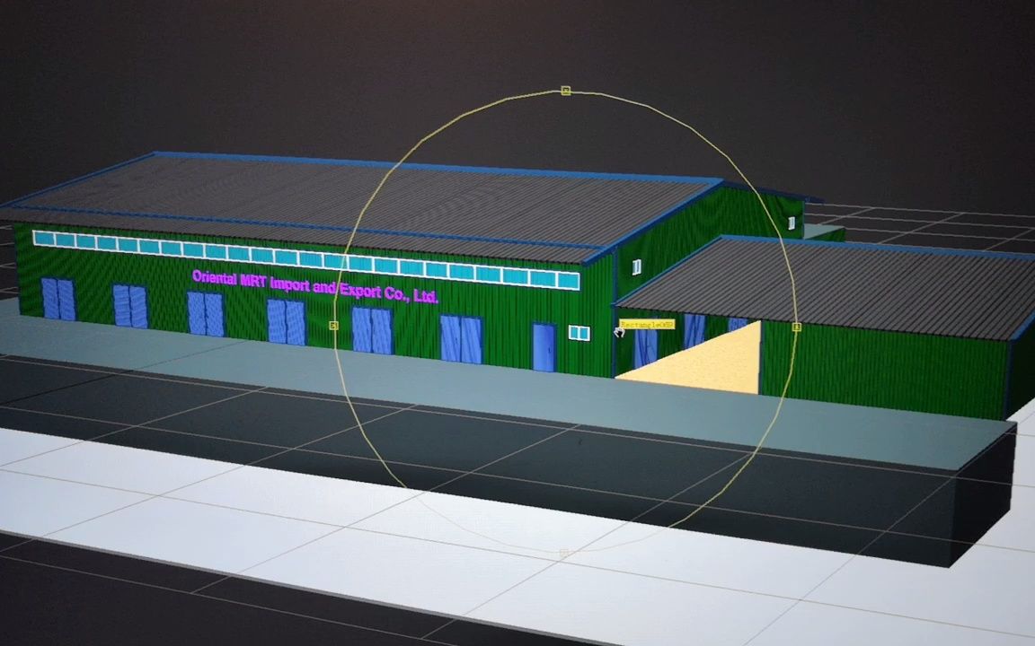 给美国公司设计的钢结构超大型厂房 大跨度厂房专业钢结构设计优化 ...