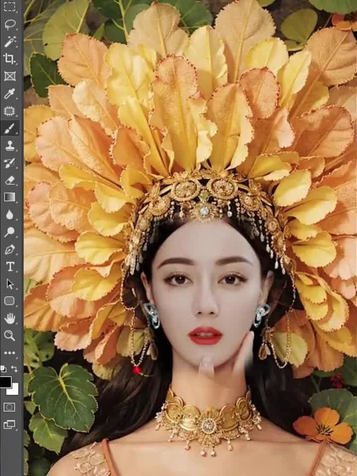 Ps强大移花接木照片合成修图前后对比p图强大,修图前后p图大 Ps强大...