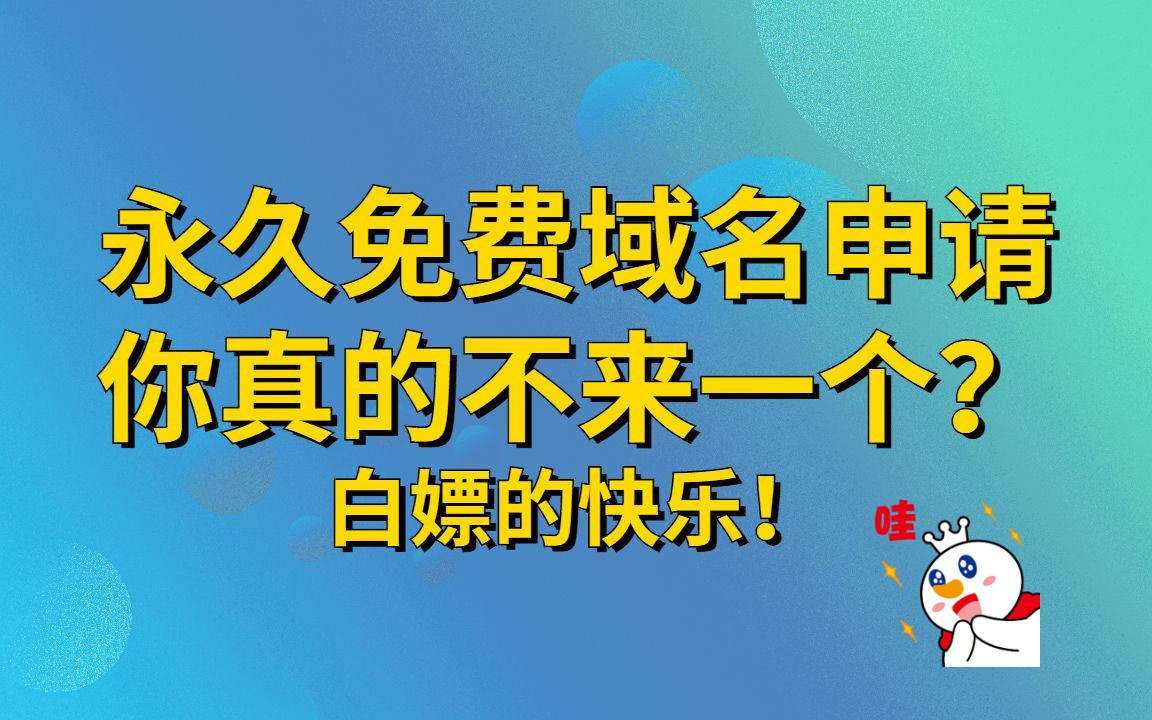 eu.org永久免费域名申请,你真的不来一个?白嫖的快乐!