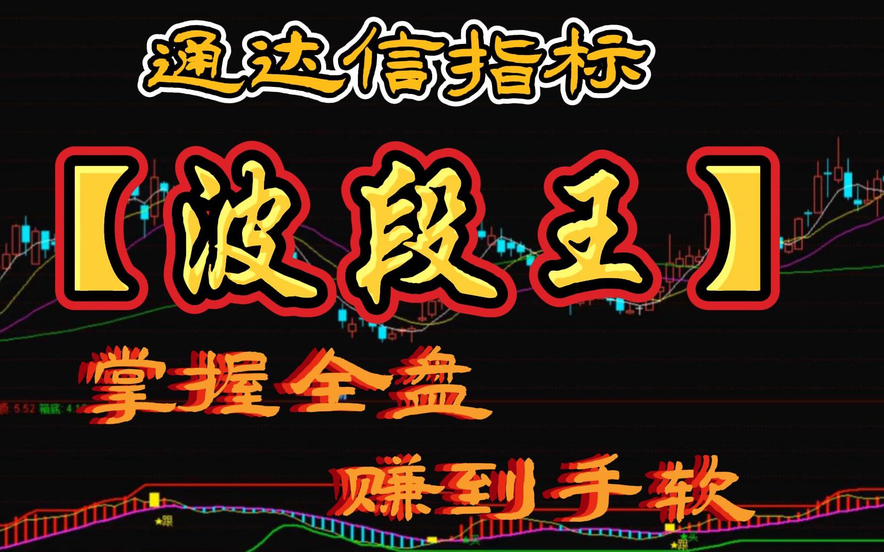 通达信【波段王】指标公式,掌握全盘,赚到手软,内部分享,看到就是赚到!