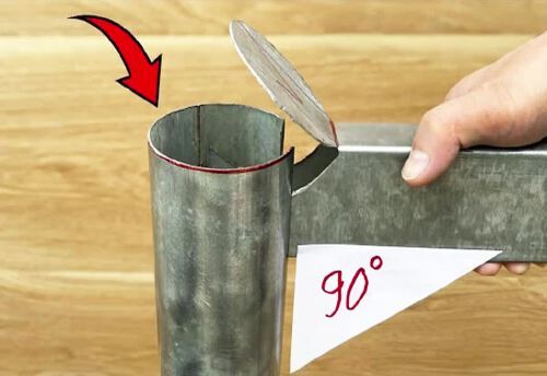 牛人一番独特巧妙又实用的方管对接技巧,真是让人涨见识了!