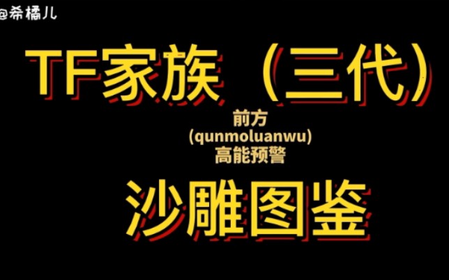 【TF家族三代】沙雕图鉴丨近期素材