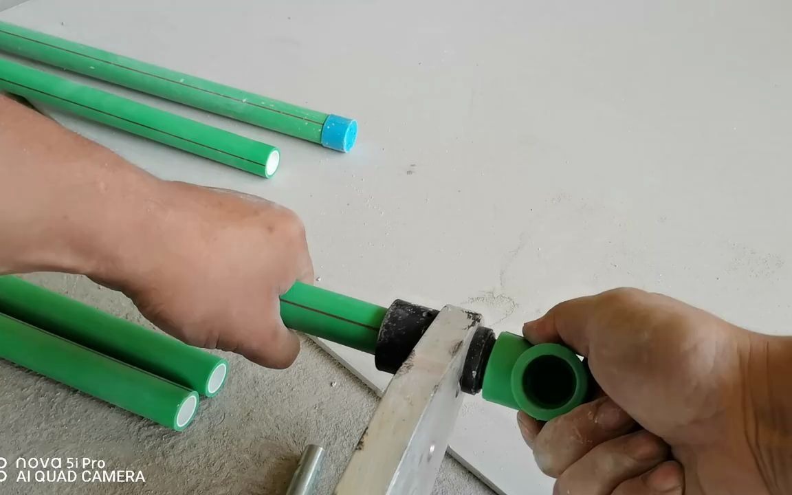 PPR管热熔连接