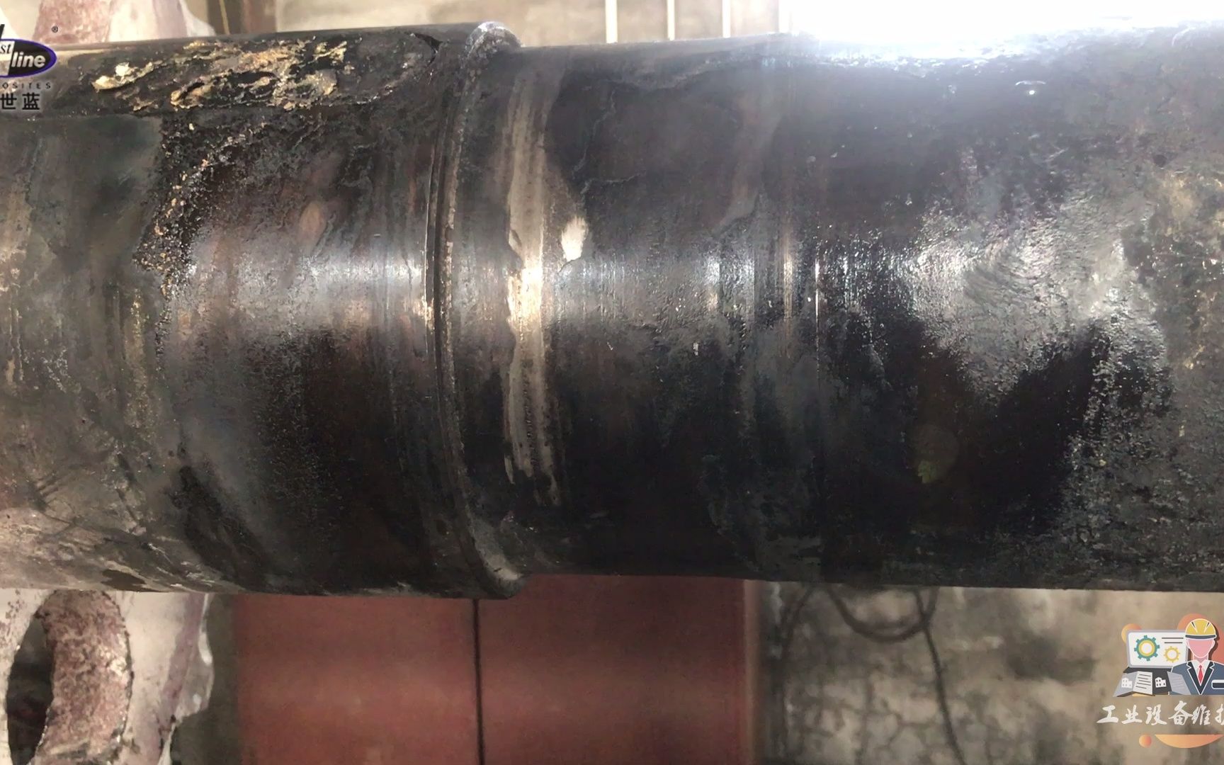 提升机头轮轴承位磨损修复,连续几次成功合作锁定了这种修复方案