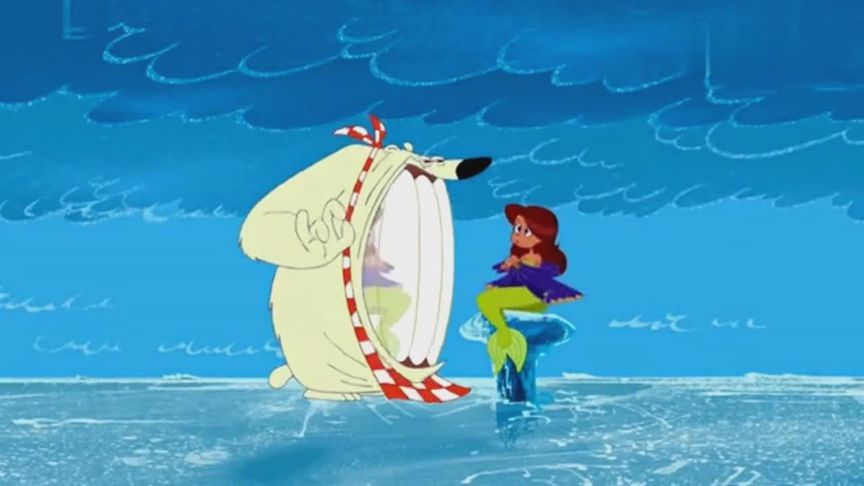 国产搞笑喜剧动画短片《野猪与美人鱼》之北极熊