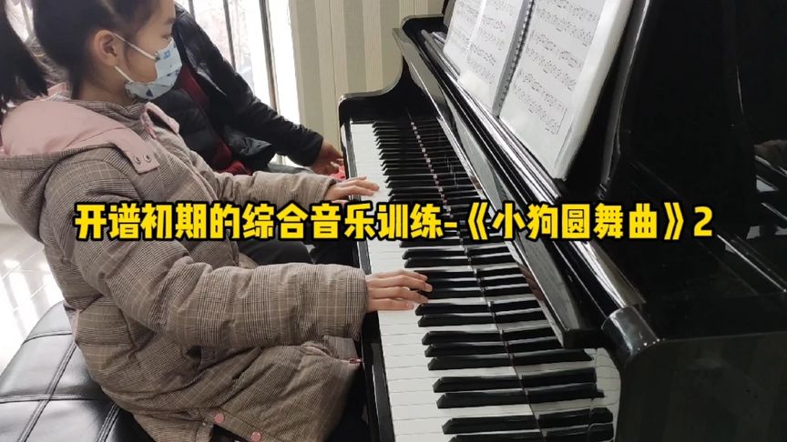 开谱初期的综合音乐训练-《小狗圆舞曲》2