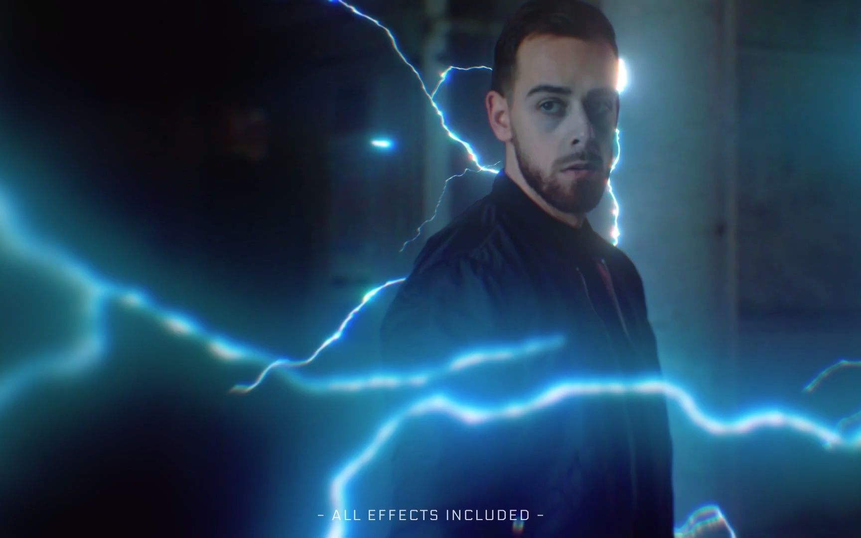 ...分享-242个超级英雄魔法能量电流雷电火焰传送门电影特效合成动画