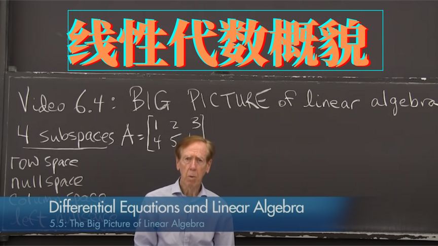 线性代数全貌一览,四种子空间及其联系