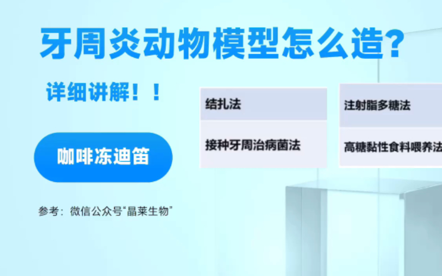 牙周炎动物模型怎么造模?讲解!【医学科研】