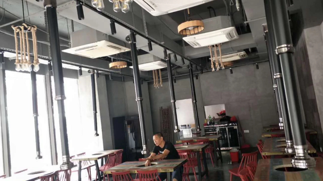 炭火烤肉店排烟管道工程安装设计制作不秀钢风管烟罩工安装抽油烟...