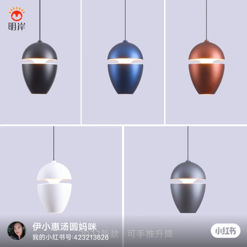 ...#灯具搭配 #灯具 #灯具照明 2022新升降餐厅吧台小吊灯现代极简灯...