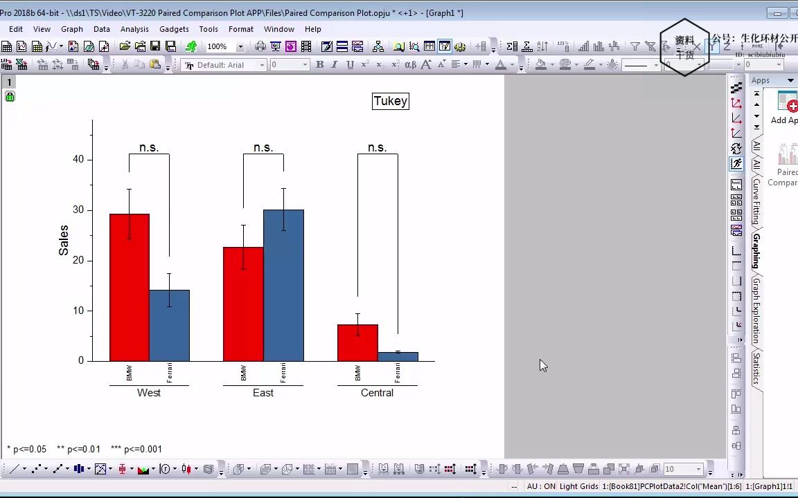 Paired Comparison Plot App - 绘制带有差异显著性标记的图