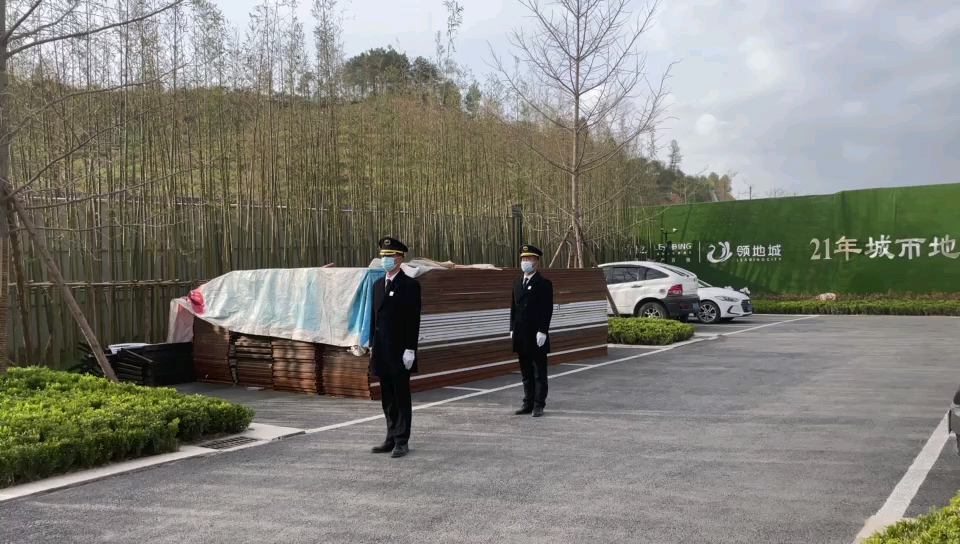 售楼部标准指挥车辆手势