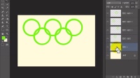 ps制作奥运五环