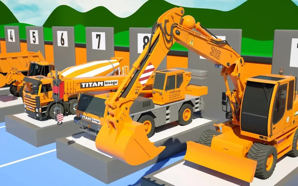 儿童早教益智动画 卡通车动画片 幼儿教育 提高孩子认知能力