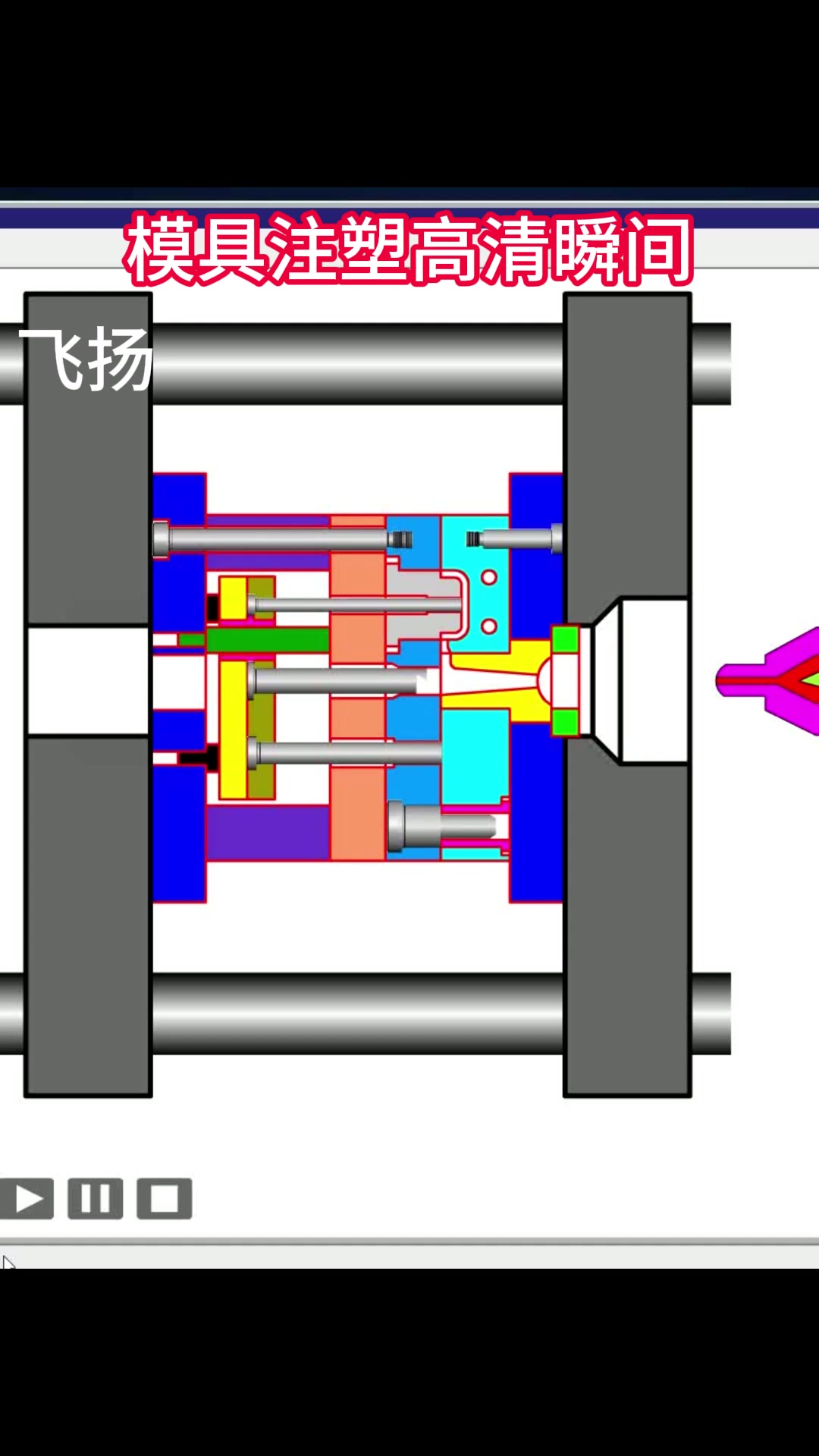 刚人行的网友问:模具是怎么注塑的?看完这个视频秒懂 #注塑模具设计 ...