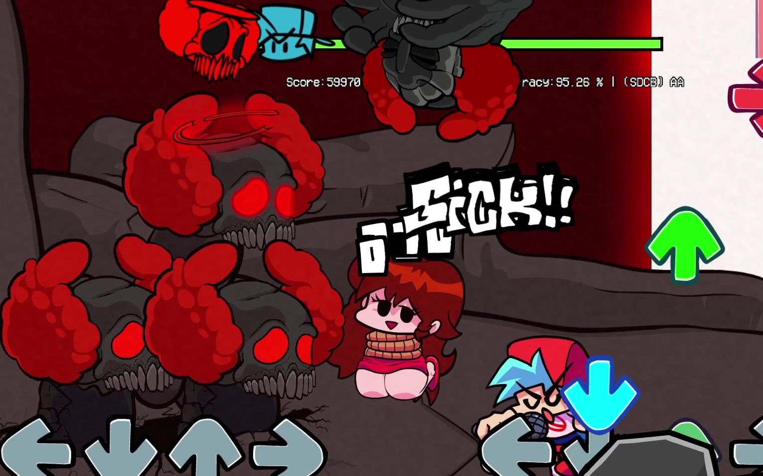 【FNF】小丑模组更新!史上最难! Vs. Tricky Version 2 HARD难度全阶段