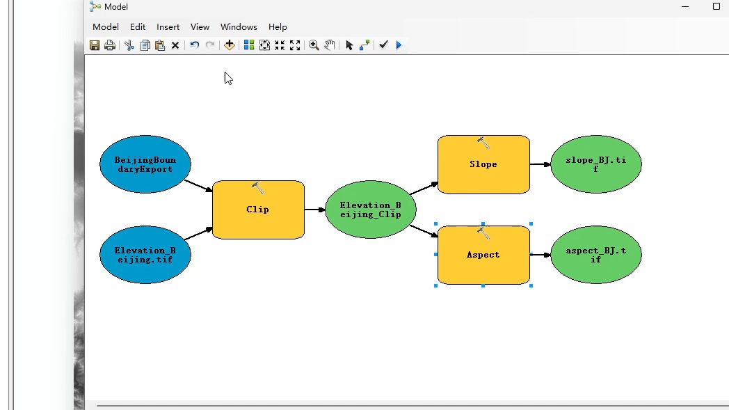 如何在ArcMap中用模型高效处理数据